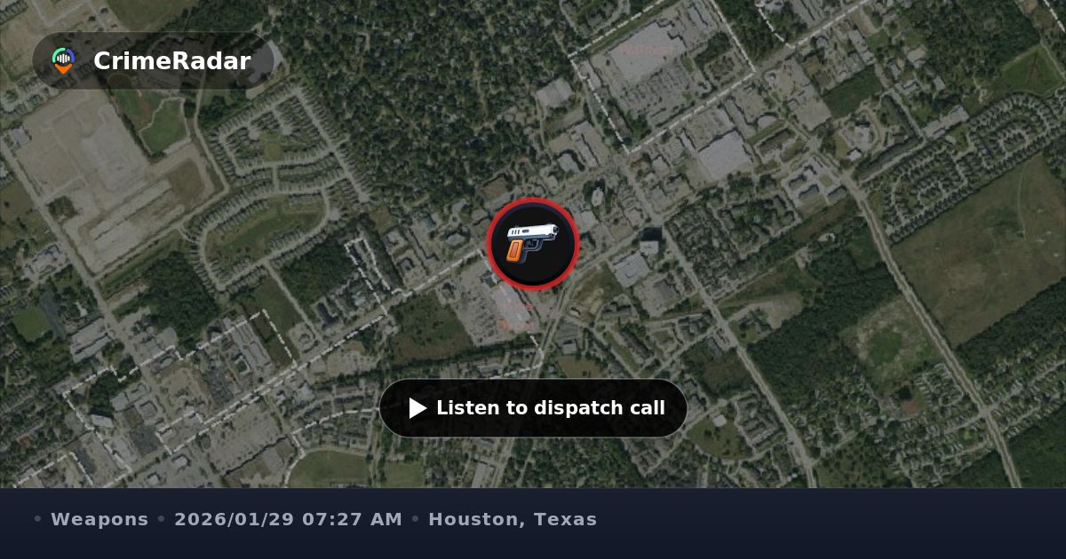 Report of stolen handgun near Cornerstone Village Dr, Houston TX ...