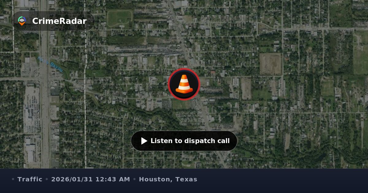 Traffic stop near West Gulf Bank Road, Houston TX | CrimeRadar