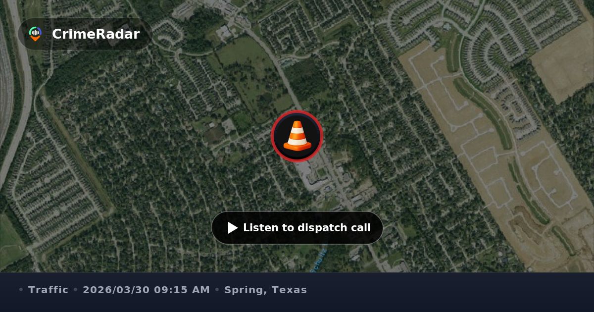 Illegally parked vehicle on Grand Rapids Lane, Spring TX | CrimeRadar