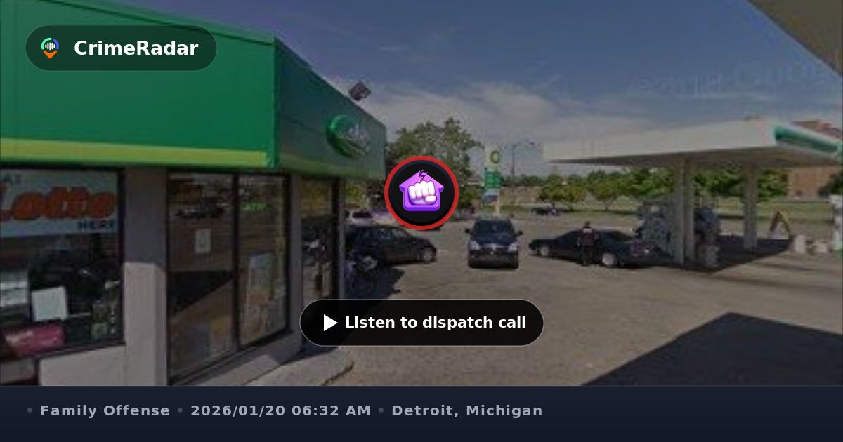 Possible assault near gas station on E Warren Ave, Detroit MI | CrimeRadar