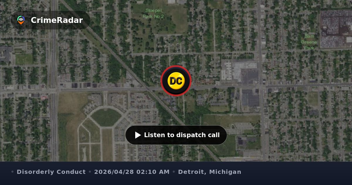 Disturbance reported in hallway on Joy Road, Detroit MI | CrimeRadar