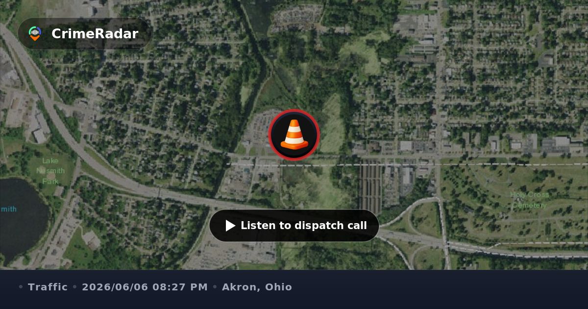Officers check truck linked to possible crash, Akron OH | CrimeRadar