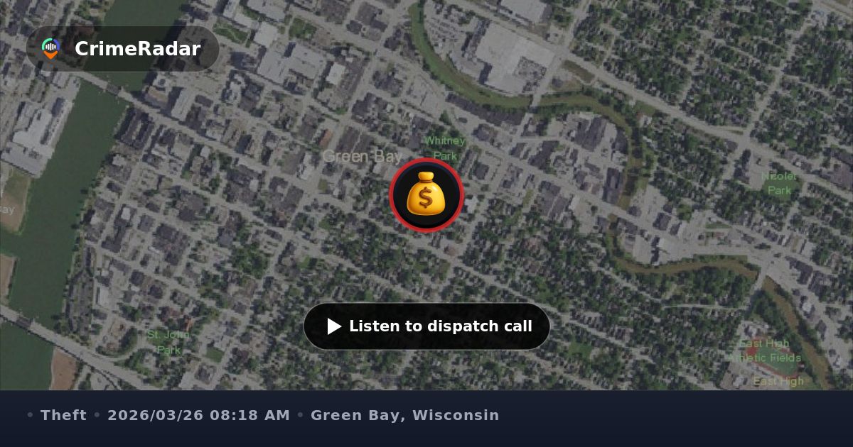 Items reported stolen from vehicle on South Clay, Green Bay WI | CrimeRadar