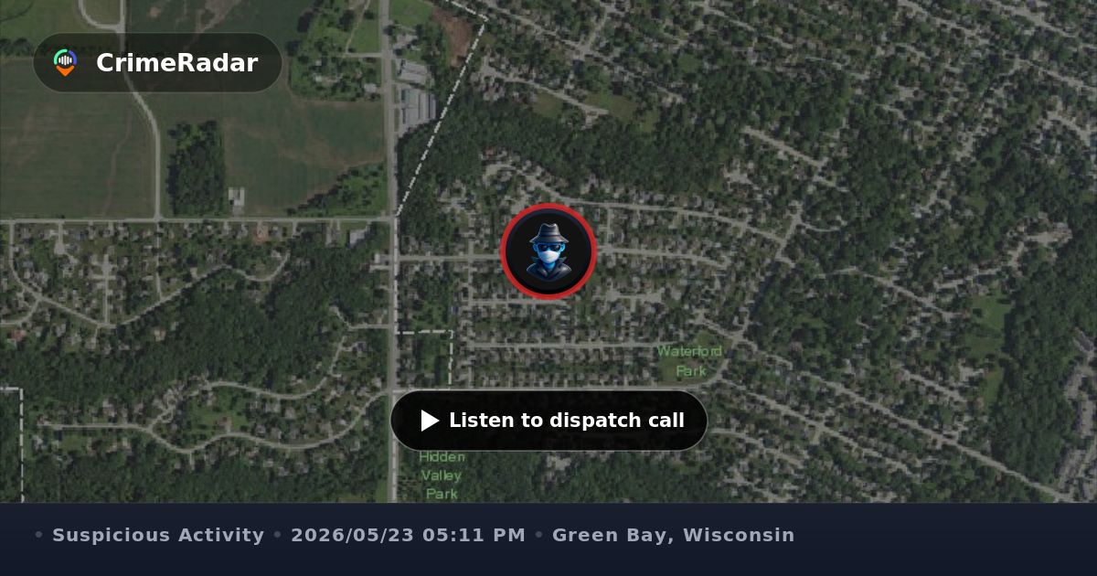 Suspicious men knocking on doors in neighborhood, Green Bay WI | CrimeRadar