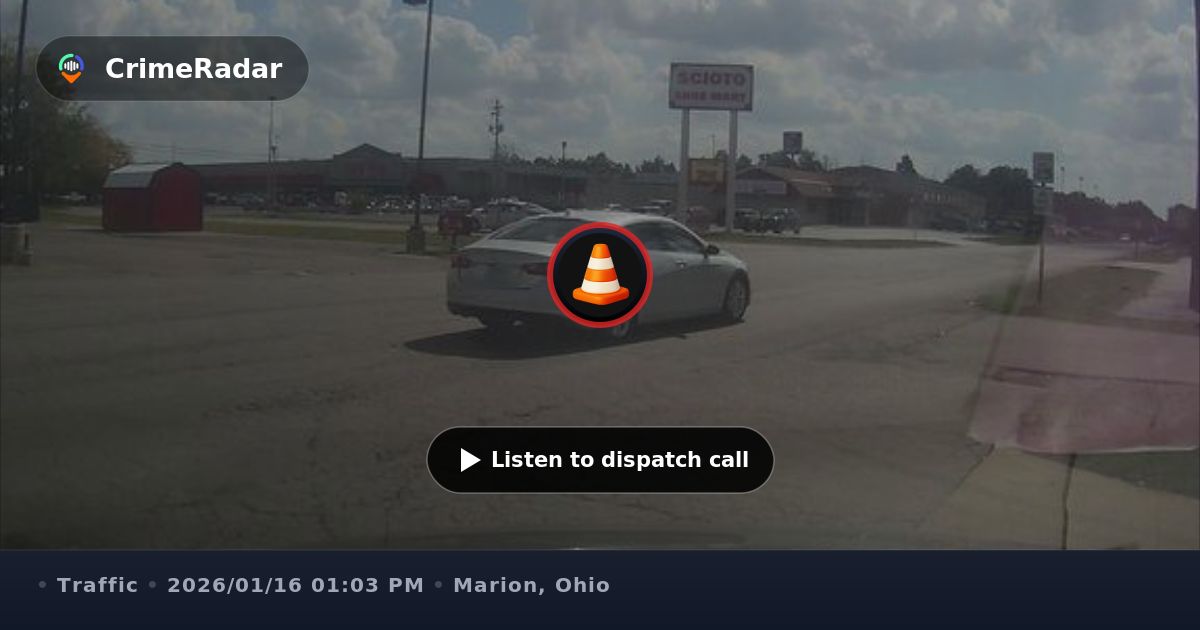 Deputies conduct vehicle check near Route 95, Marion County OH | CrimeRadar