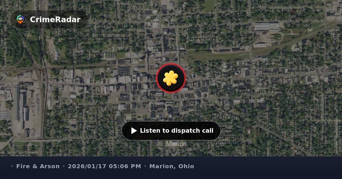 Fire alarm checked at Brickyard Ballroom, Marion OH | CrimeRadar