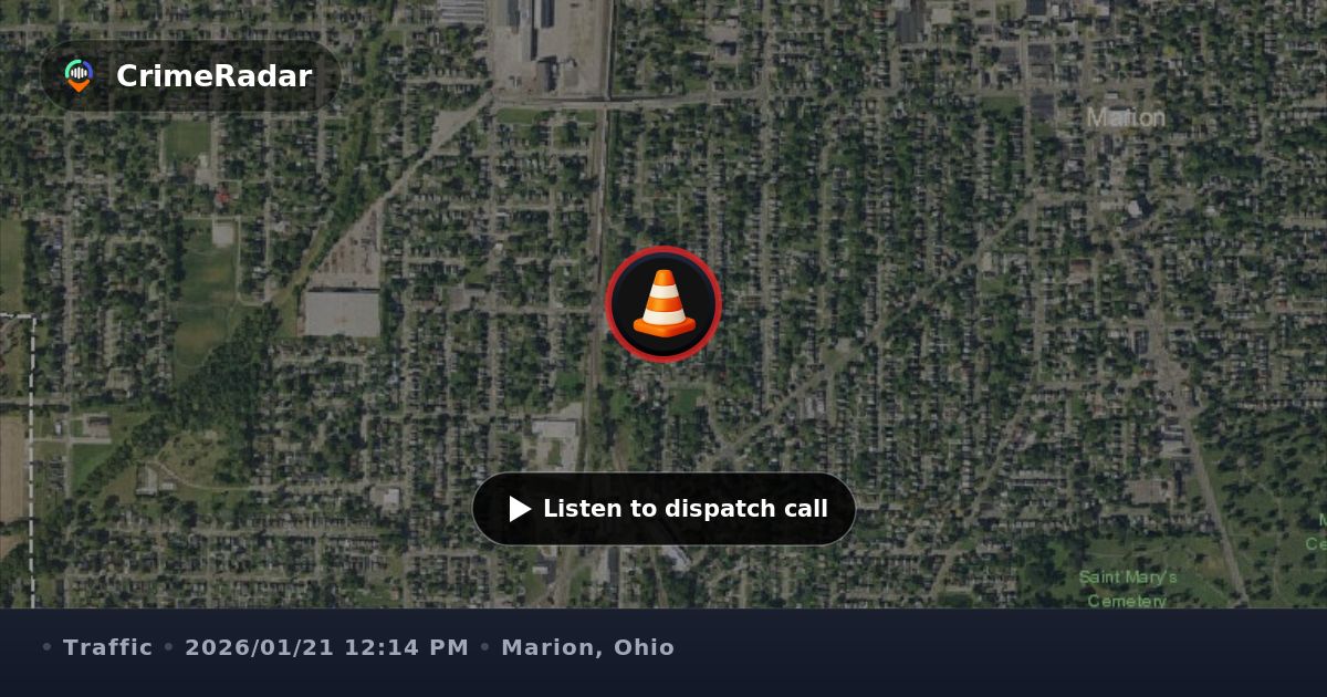 Traffic check and warrant inquiry on Windsor St, Marion OH | CrimeRadar