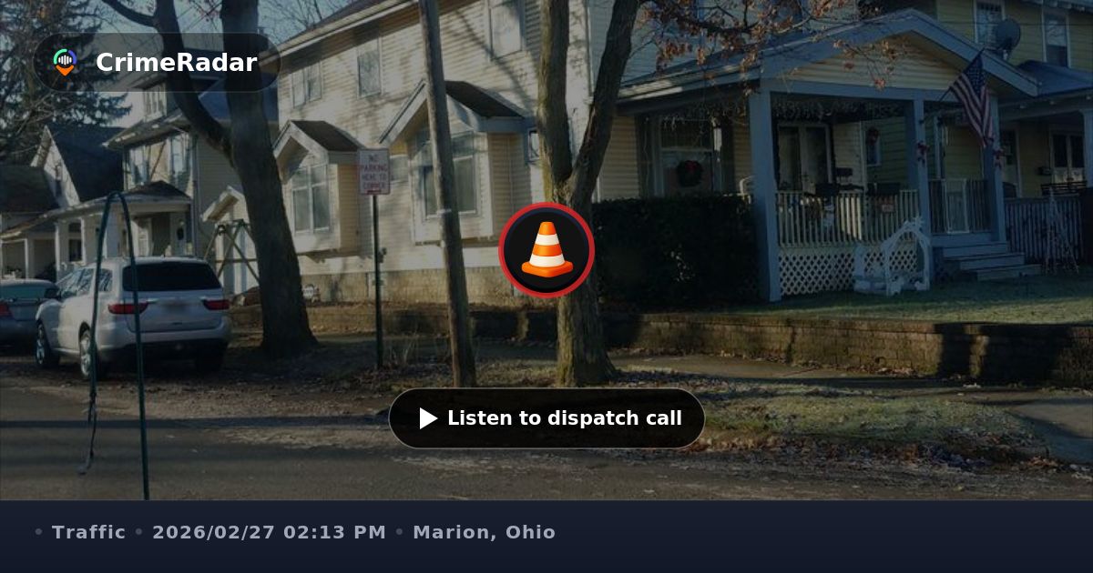 Traffic stop for improper turn signal, Marion OH | CrimeRadar