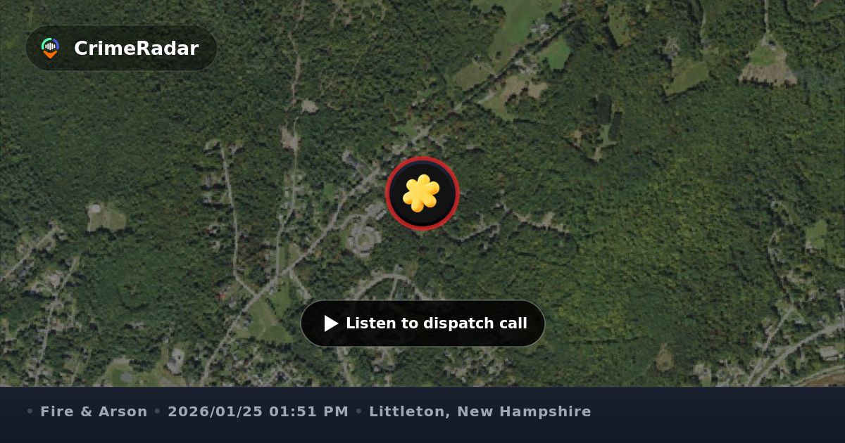 CO alarm checked near Village Way, Littleton NH | CrimeRadar