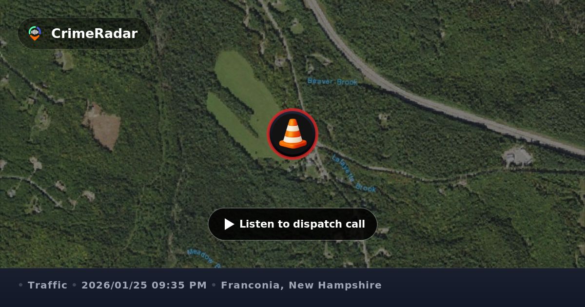 Vehicle collision reported on Profile Road, Franconia NH | CrimeRadar