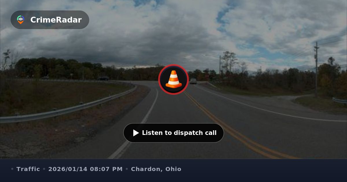 Vehicle crash near Mentor Road and Route 44, Chardon OH | CrimeRadar