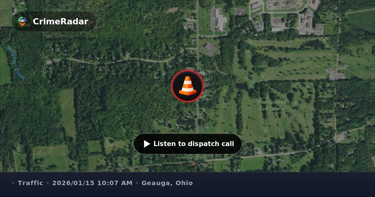 Vehicle off road near State Route 44, Geauga County OH | CrimeRadar