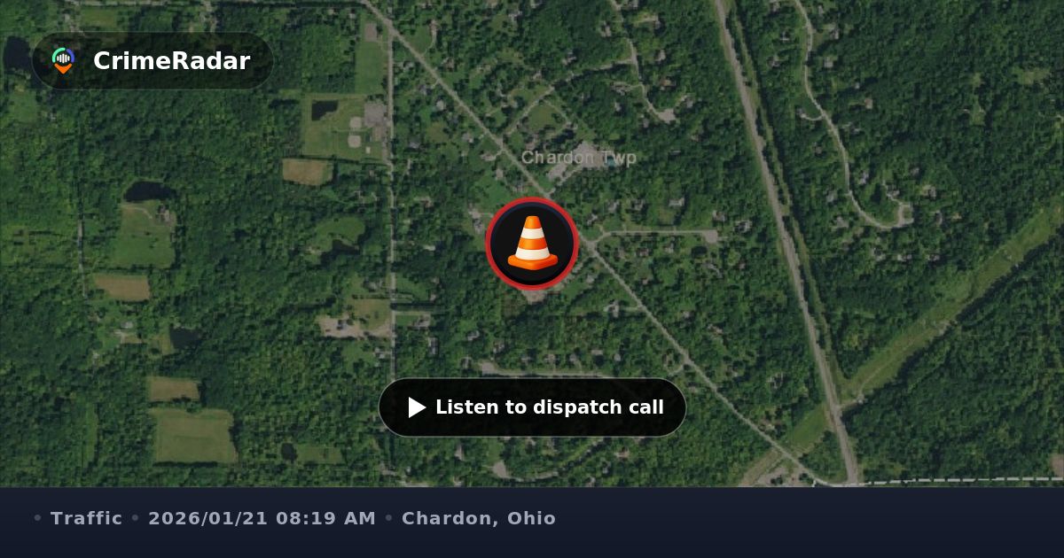 Two-car crash near Auburn Rd in Chardon Township, Chardon OH | CrimeRadar
