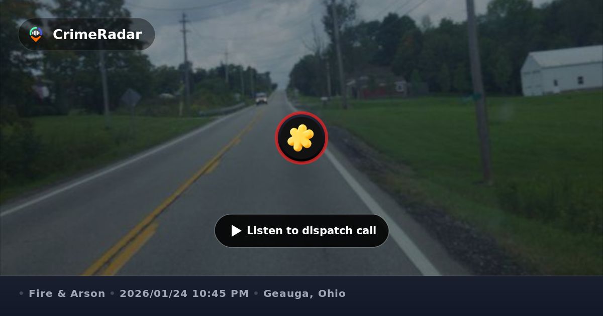 Barn fire on Old State Rd prompts defensive response, Geauga County OH ...