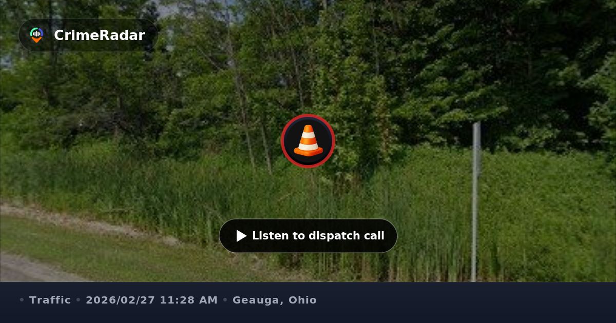 Traffic stop involving black motorcycle on SR 528, Geauga County OH ...