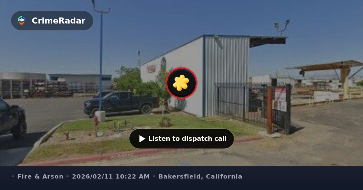 Small industrial fire near solvent and propane tanks, Bakersfield CA ...