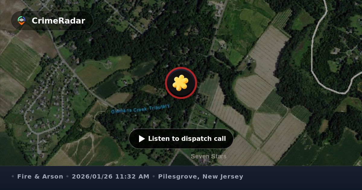 Possible carbon monoxide alarm on Kings Highway, Pilesgrove NJ | CrimeRadar