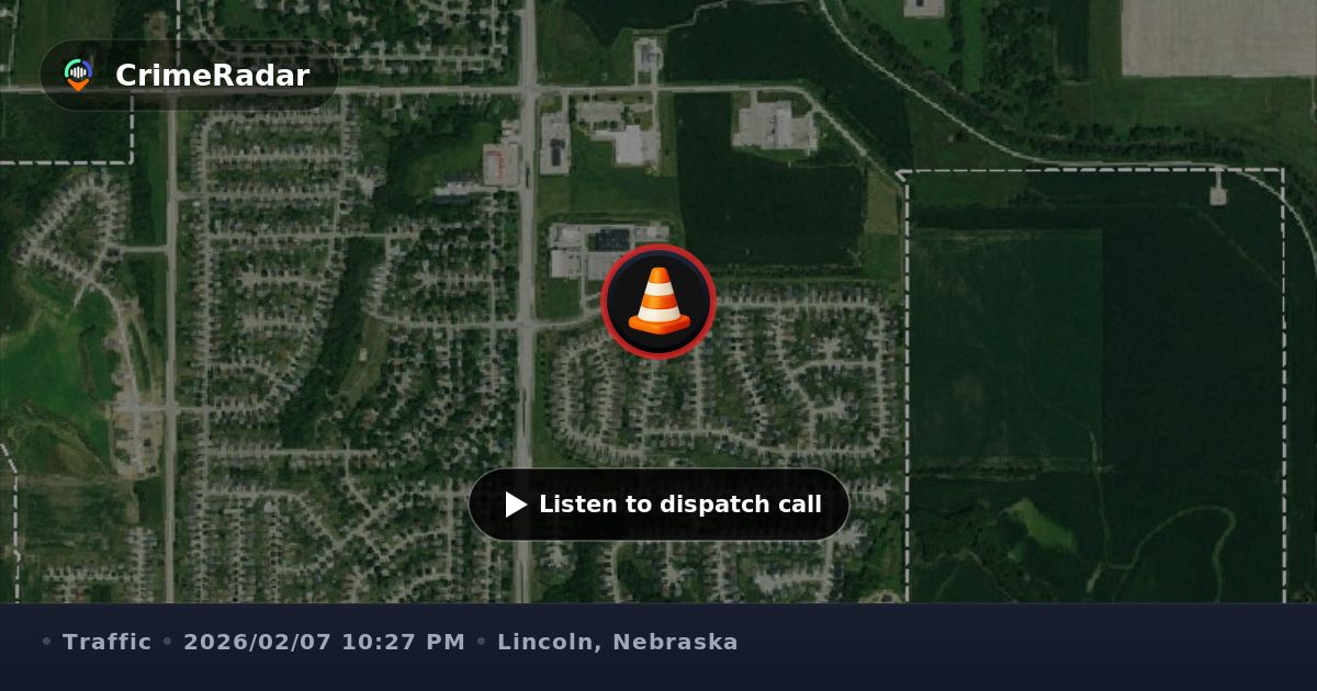 Traffic stop reported near Northwest 48th and Gary Gately, Lincoln NE ...