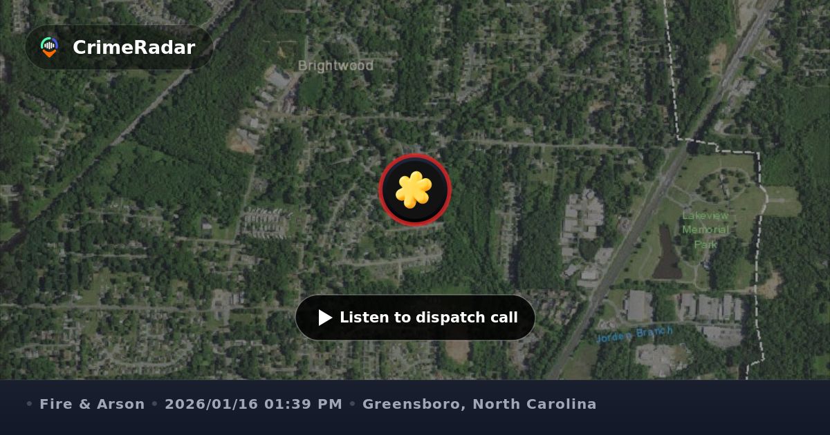 Crews investigate smoke near Spring St, Greensboro NC | CrimeRadar