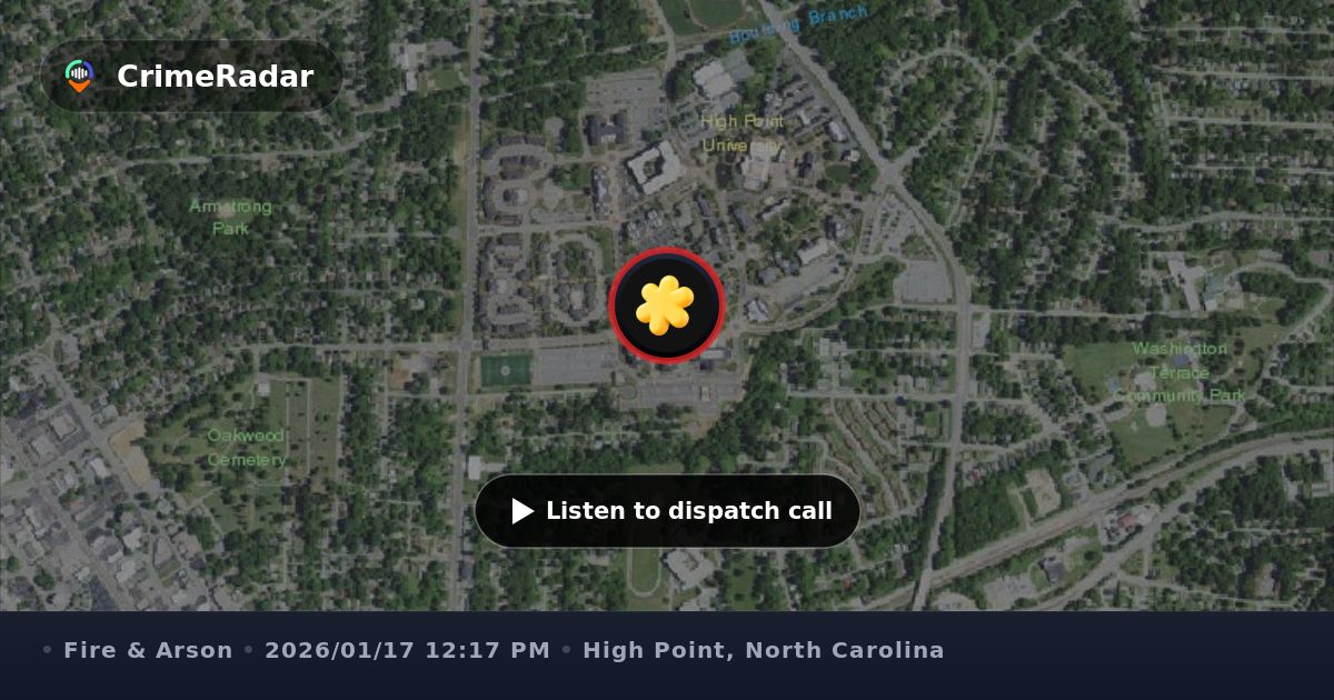 Fire crews respond to alarm near Saunders Place, High Point NC | CrimeRadar