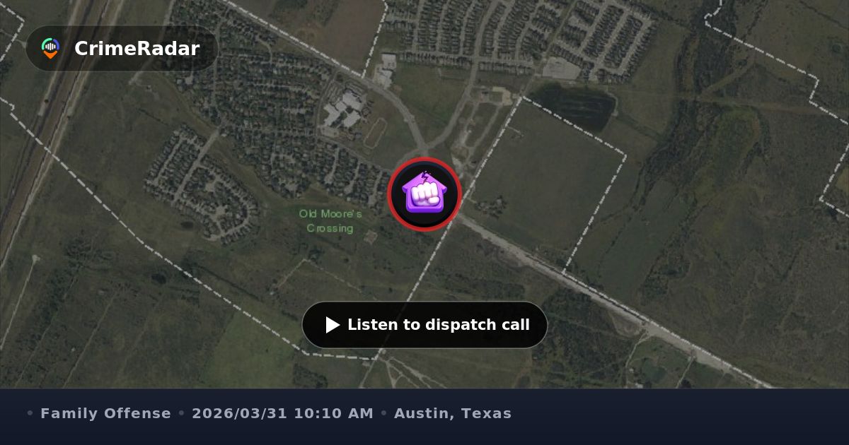 Verbal family disturbance on Ross Road, Austin TX | CrimeRadar