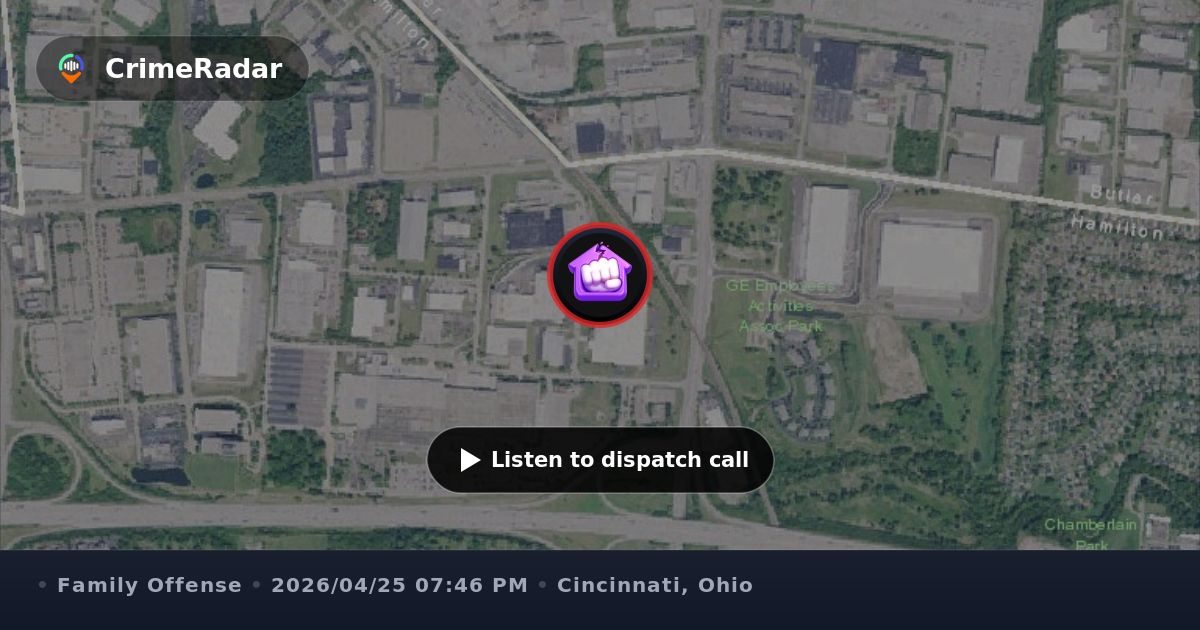 Father reportedly threatening to hit children, Cincinnati OH | CrimeRadar