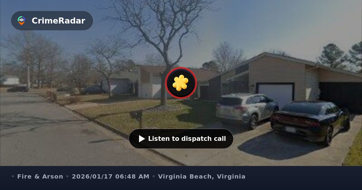 Firefighters battle house fire near Cherrywood Ln, Virginia Beach VA ...