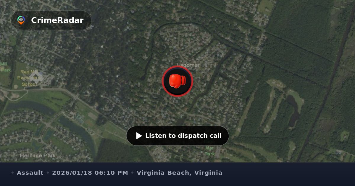 Ambulance responds to possible assault near Rio Bravo Blvd, Virginia ...