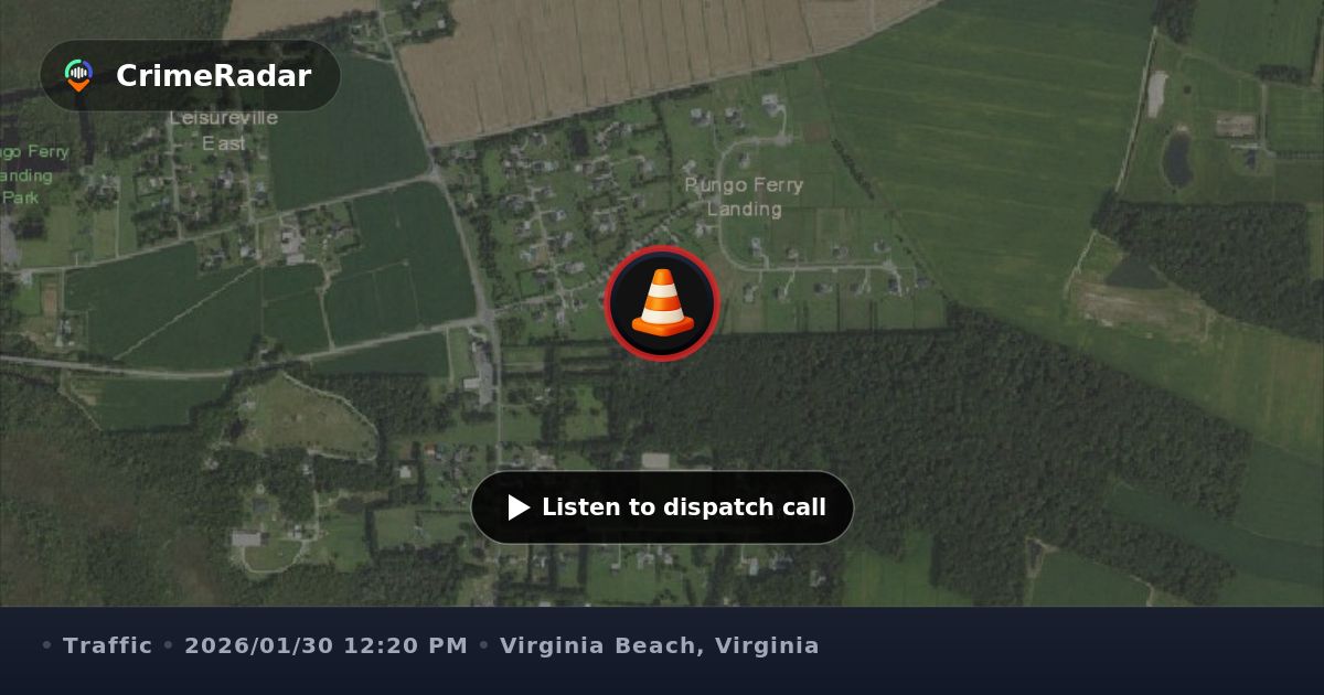Accident with injuries near Princess Anne and Pungo Ferry, Virginia ...