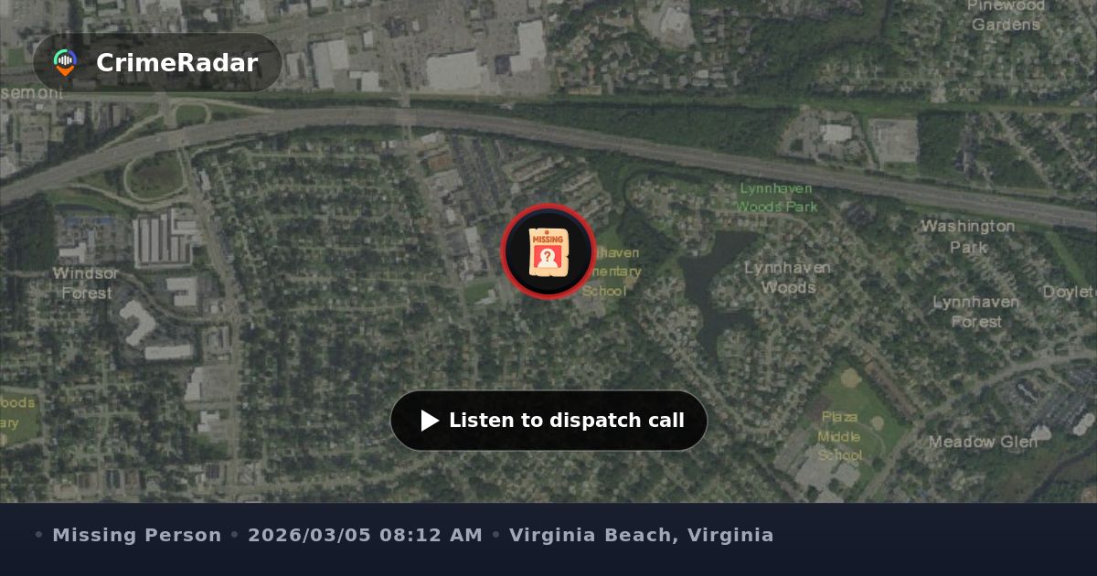 Previously missing person located safely, Virginia Beach VA | CrimeRadar