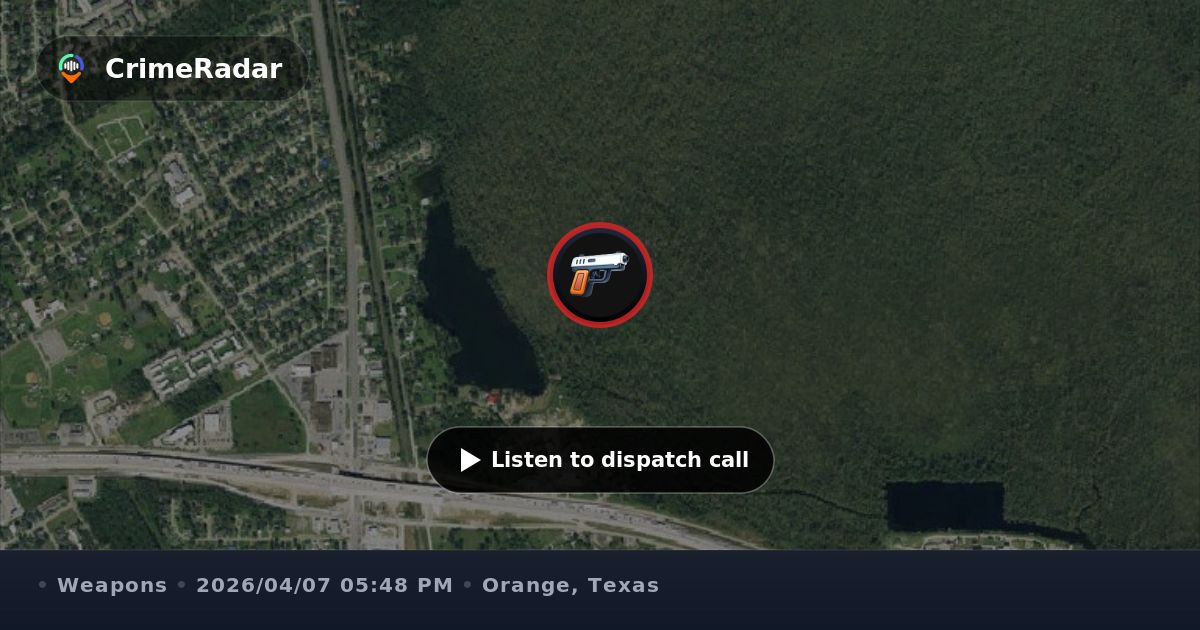Possible shooting reported on Ruby Lane, Orange TX | CrimeRadar