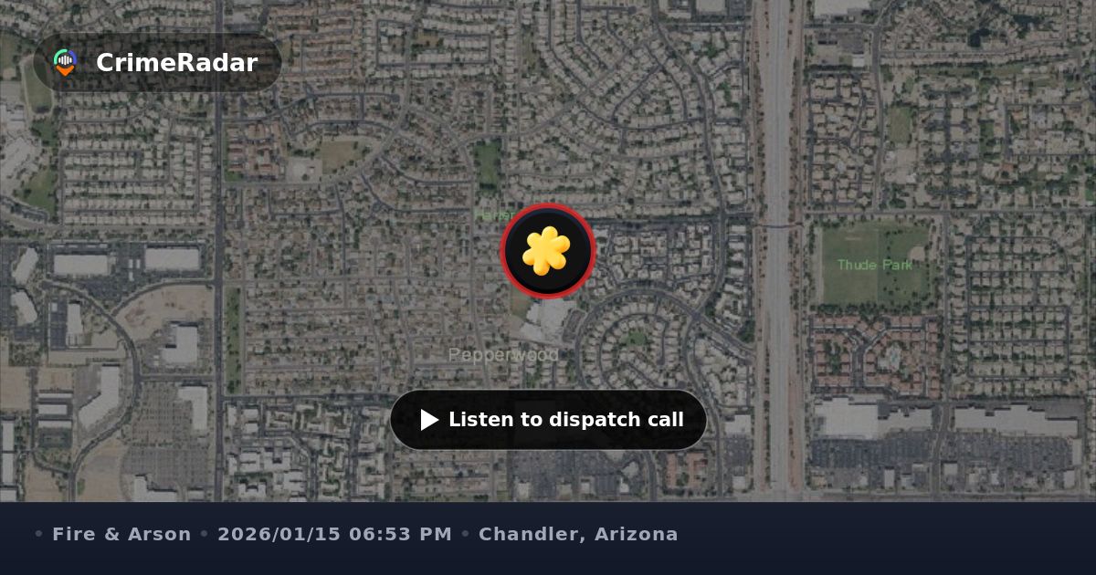 Light haze triggers structure fire response in Chandler, Chandler AZ ...
