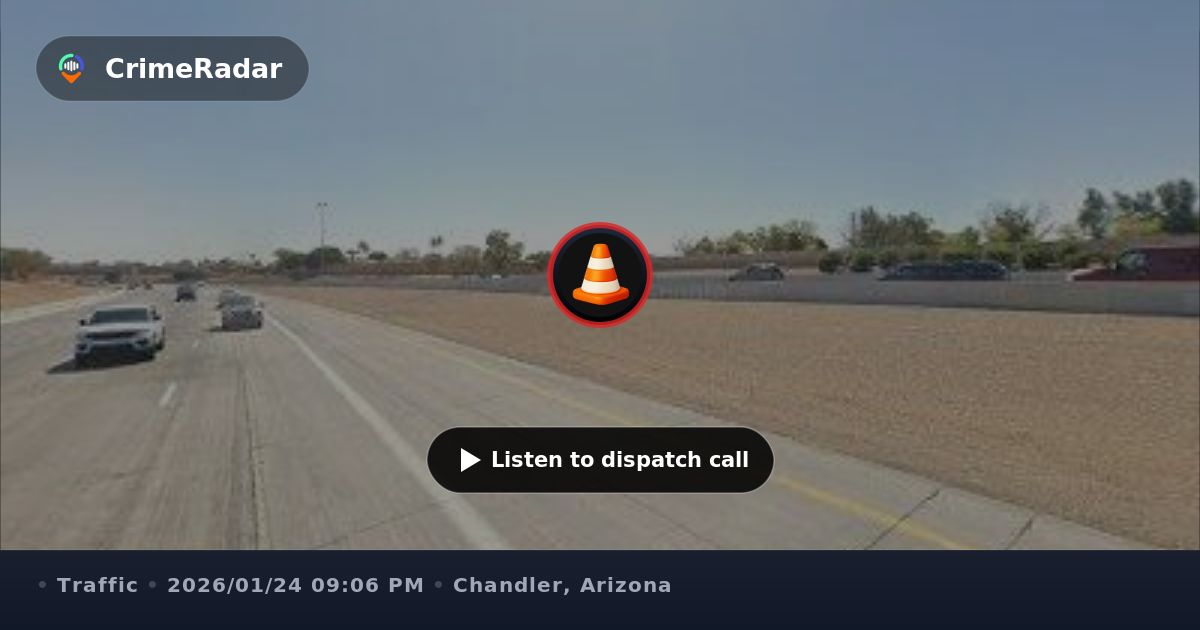 Truck loses front tire on highway ramp, Chandler AZ | CrimeRadar