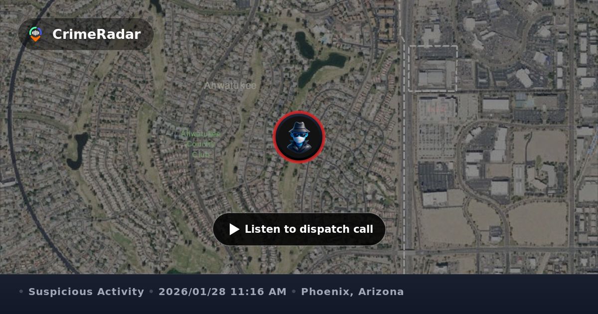 BOLO at Circle K near 51st St and Warner Rd, Phoenix AZ | CrimeRadar