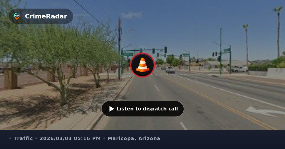 Witness reports earlier traffic incident near McDowell, Maricopa County ...