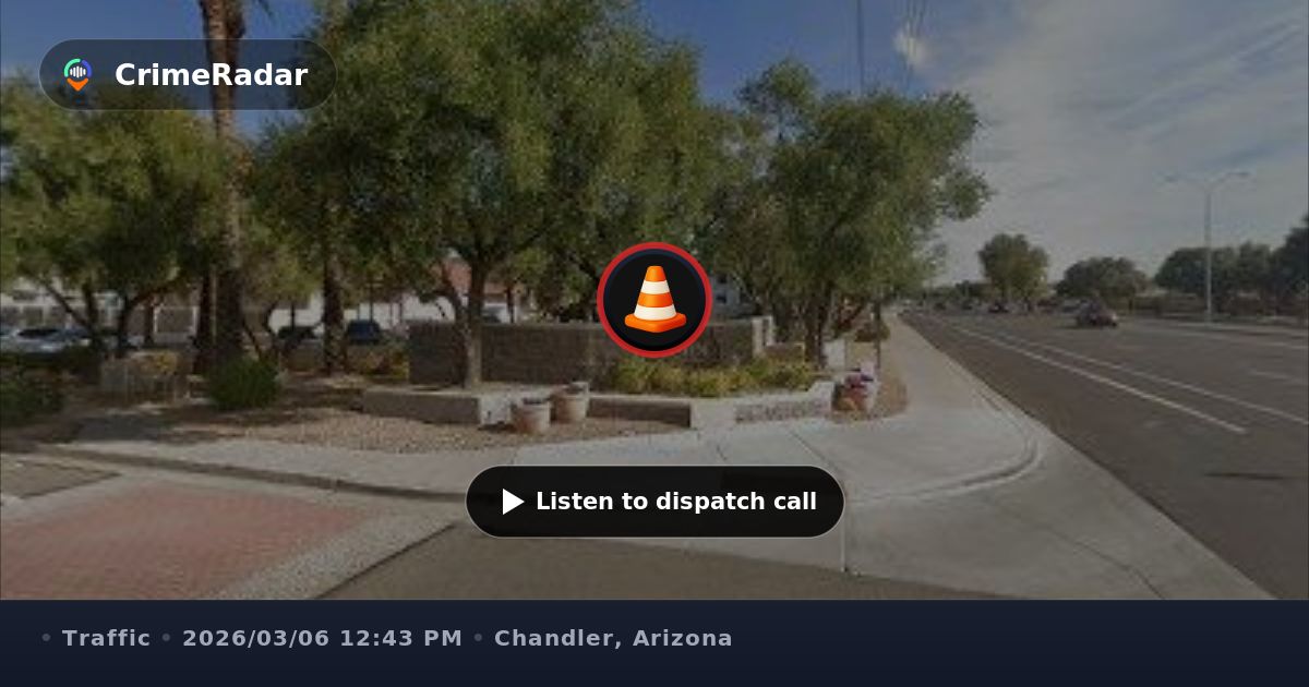Traffic obstruction in number two lane on W Ray Rd, Chandler AZ ...