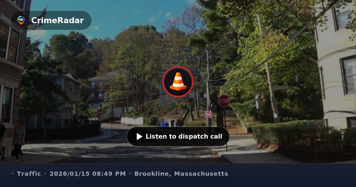 Hit-and-run crash reported near Winchester St, Brookline MA | CrimeRadar