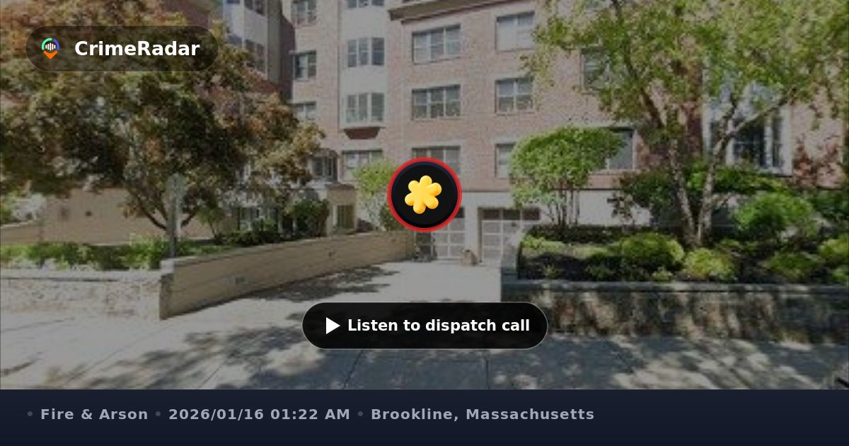 Fire units investigate sprinkler activation near Beacon St, Brookline ...