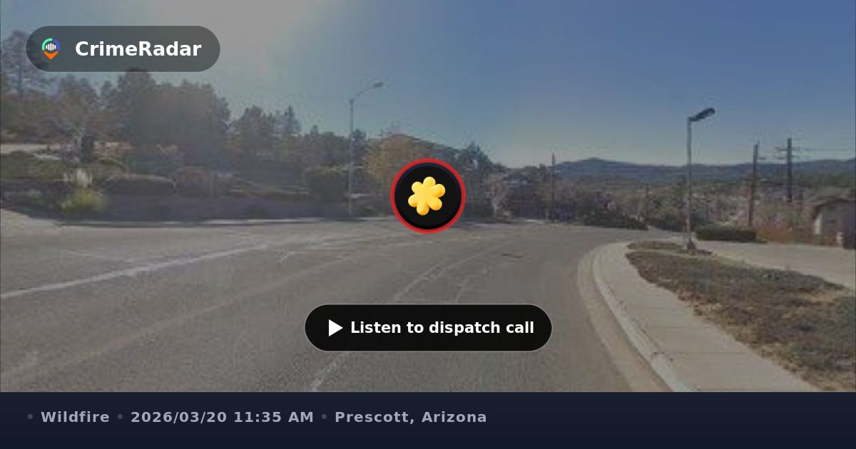Small wildland fire near State Route 89 in Prescott, Prescott AZ ...