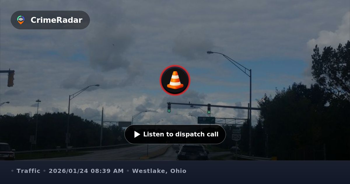 Disabled Jeep blocking traffic on Detroit Rd, Westlake OH | CrimeRadar