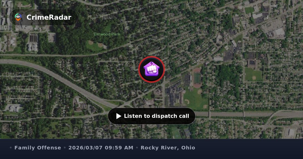 Open 911 call with dispute at high school, Rocky River OH | CrimeRadar