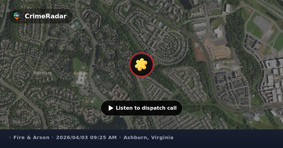 Vehicle fire in parking lot on Ashburn Village Blvd, Ashburn VA ...