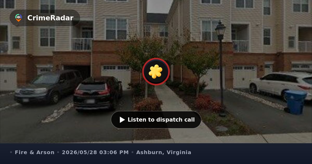 Balcony fire at Ashburn apartment building, Ashburn VA | CrimeRadar