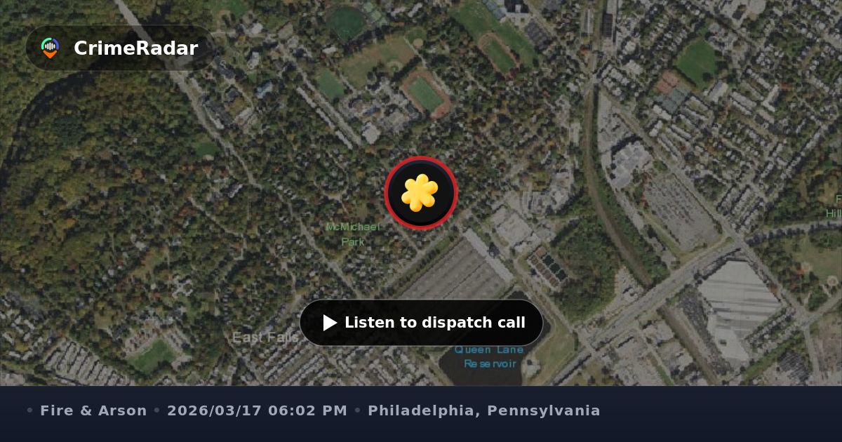 Malfunctioning alarm and smoldering fire at Conrad Street, Philadelphia ...