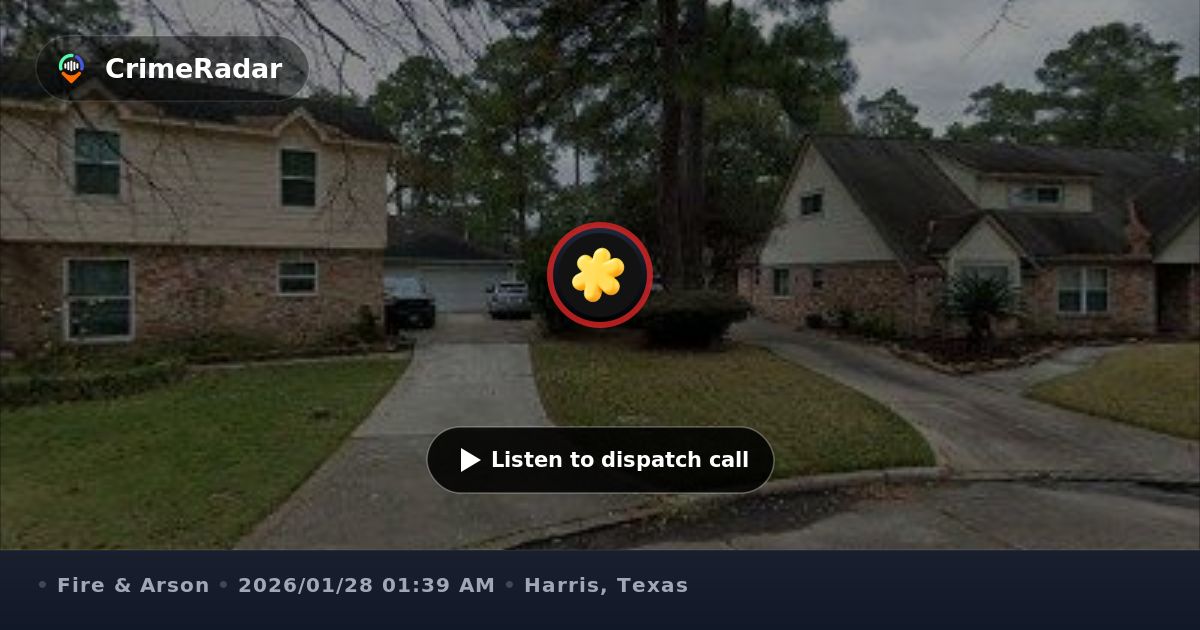 Fire crews contain structure fire near Misty Lea Ln, Harris County TX ...