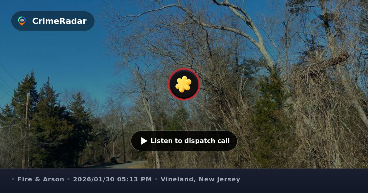 Alarm malfunction prompts fire response near Riverside Dr, Vineland NJ ...