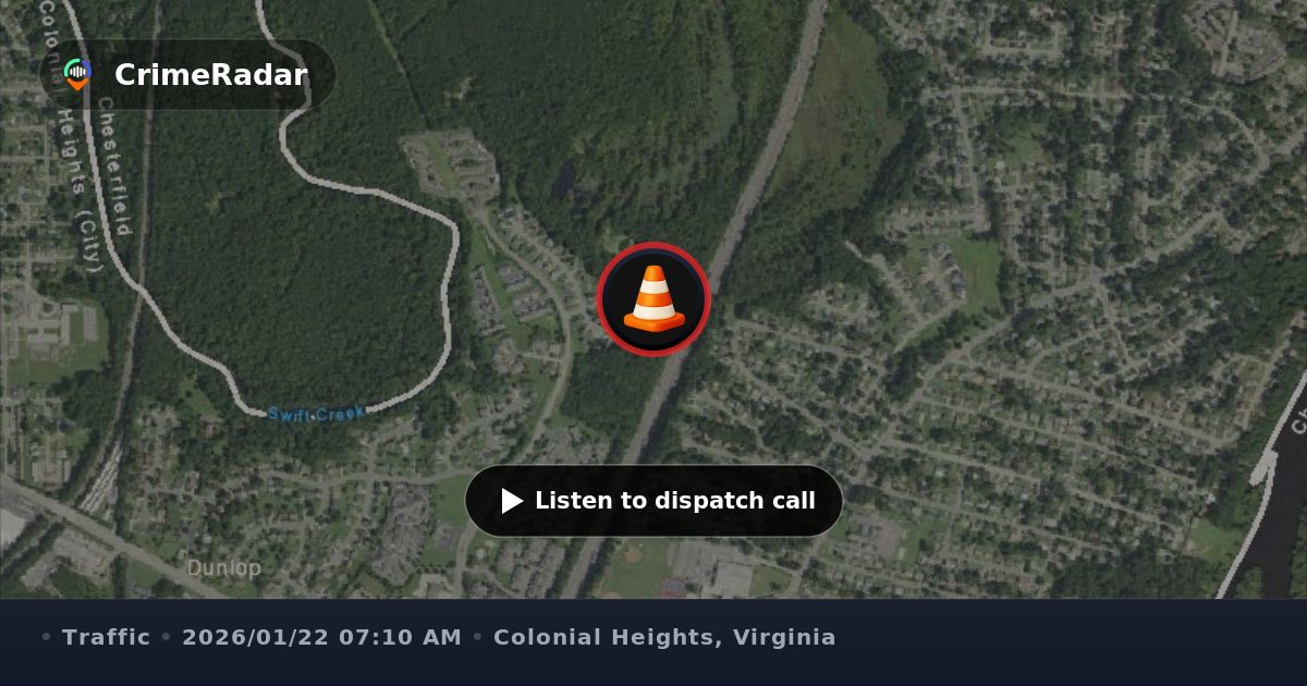 Disabled vehicle reported on Conduit Road, Colonial Heights VA | CrimeRadar