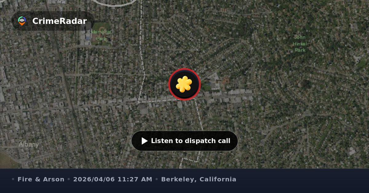 Hazardous telecom lines reported on Posen Avenue, Berkeley CA | CrimeRadar