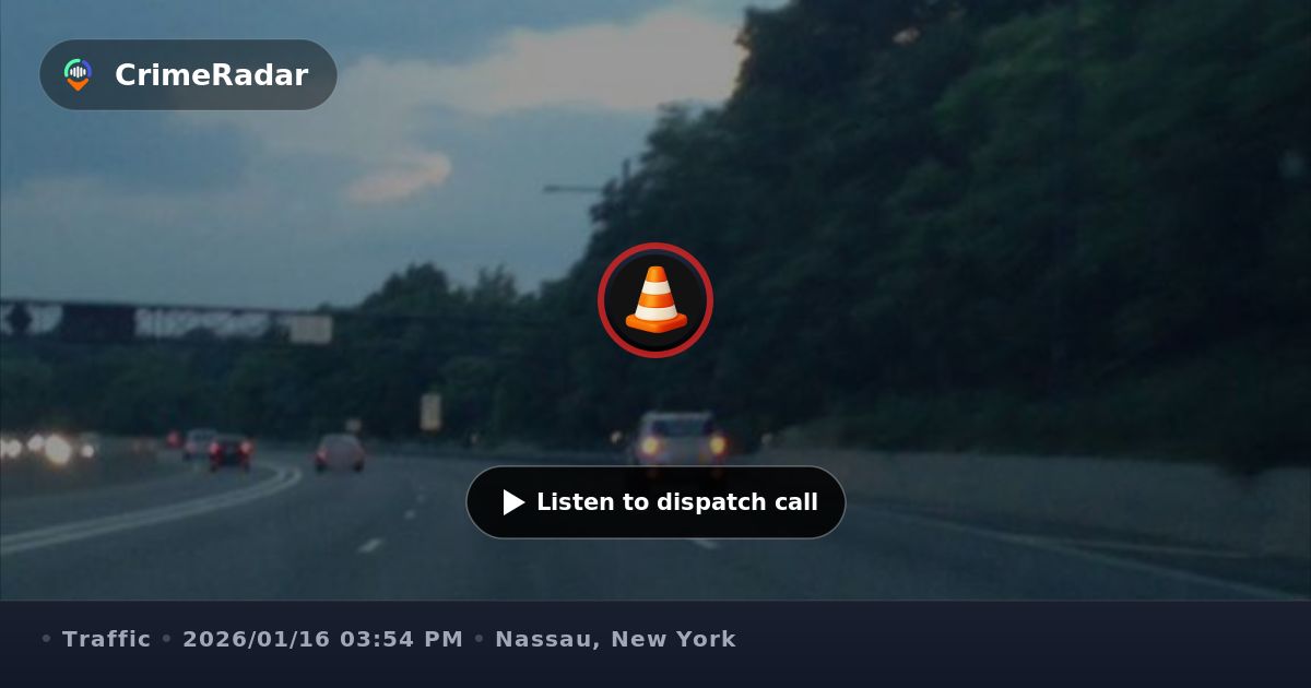 Vehicle stranded on I-495 HOV lane, Nassau County NY | CrimeRadar