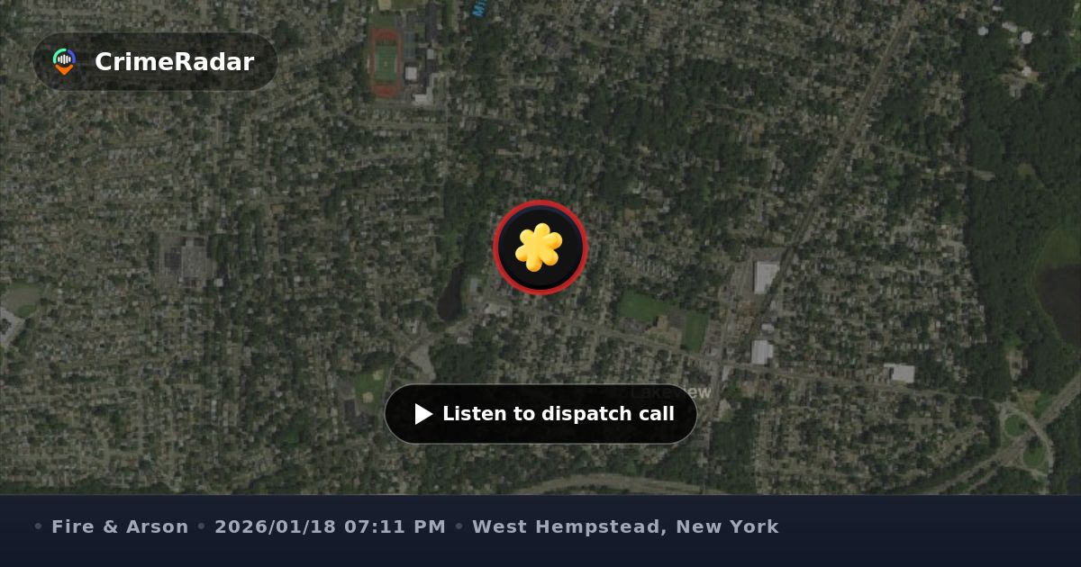 Transformer explosion near Mohawk Rd W, West Hempstead NY | CrimeRadar